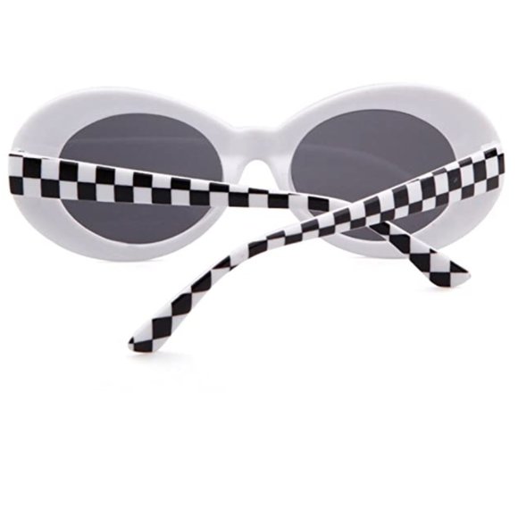 TheEdgeOfNik | Accessories | White Checkered Kurt Cobain 9s Clout ...
